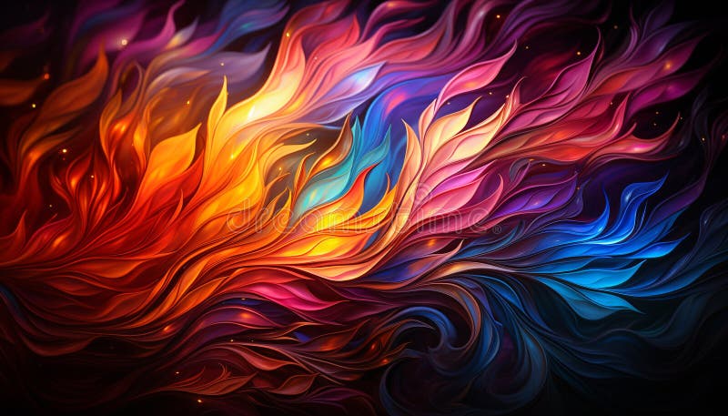 Ink Wave Creates Futuristic Chaos Generated Ai Stock Photos - Free ...