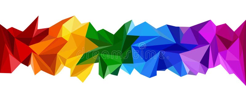 Abstract Multi Colorful Polygon Background Texture Stock Vector ...