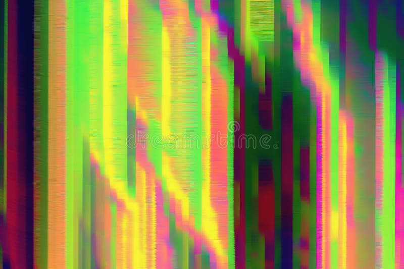 Abstract Multi Colour Glitch Background with Lines and Patterns Stock ...
