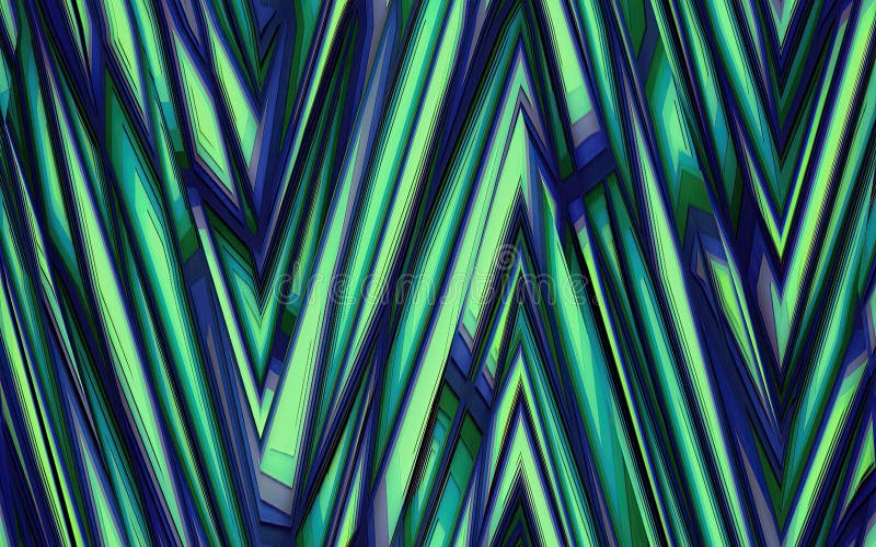 Abstract Multi-colour Line Pattern Illustration Design with Various ...