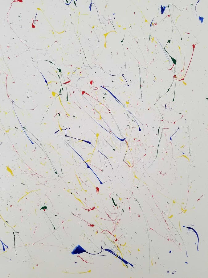 Abstract Multi-coloured Art Work Painting Stock Photo - Image of ...