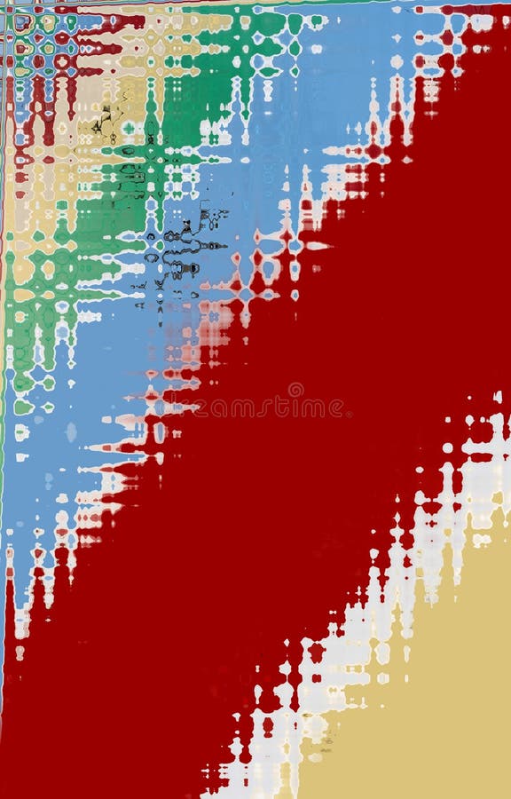 Abstract Multi-coloured Creative Digital Art Design Stock Illustration ...