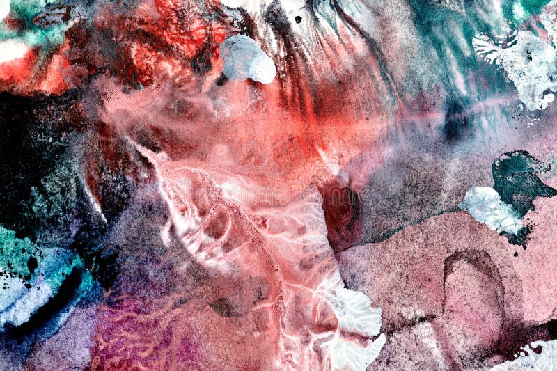 Abstract Multicolor Contrast Watercolor Texture Background. Creative ...