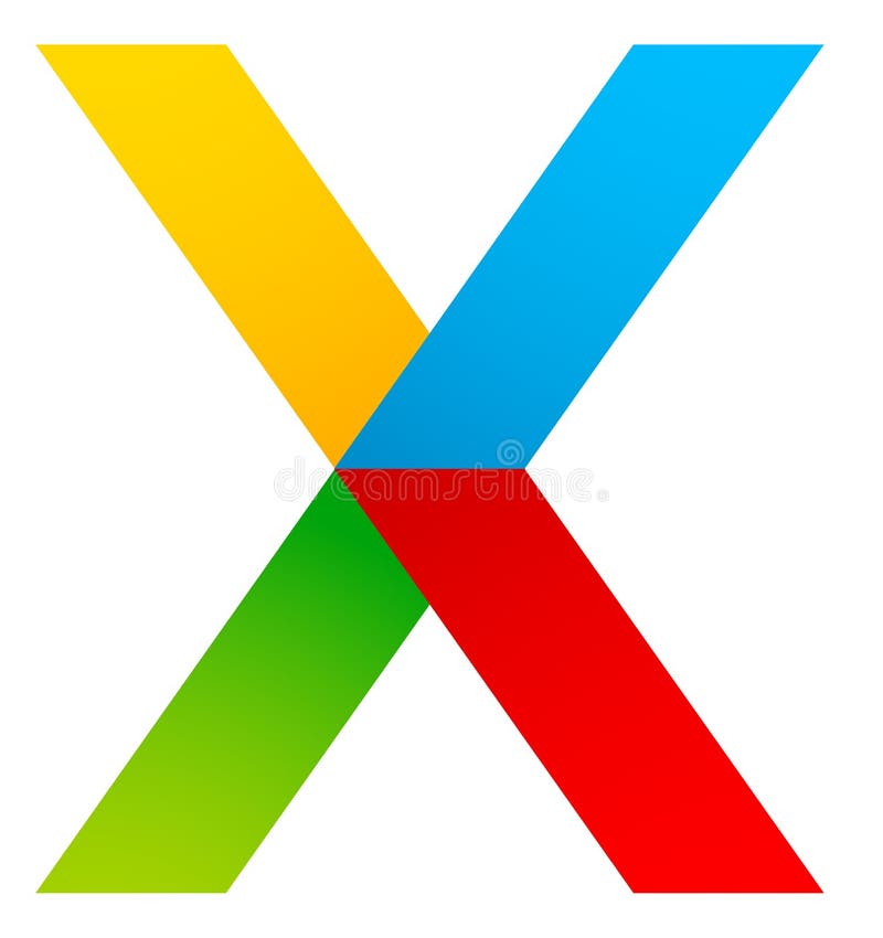 Red Cross, Letter X. Prohibition, Restriction, Fault, or Error Concept ...