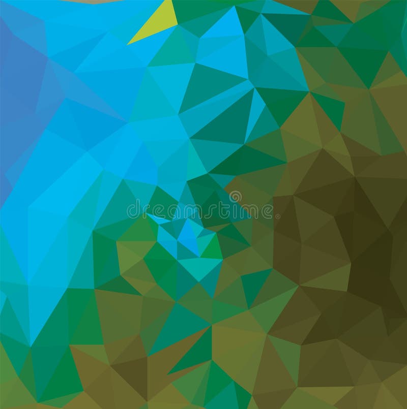 Abstract Multicolor Emerald Green Background. Vector Polygonal Design ...
