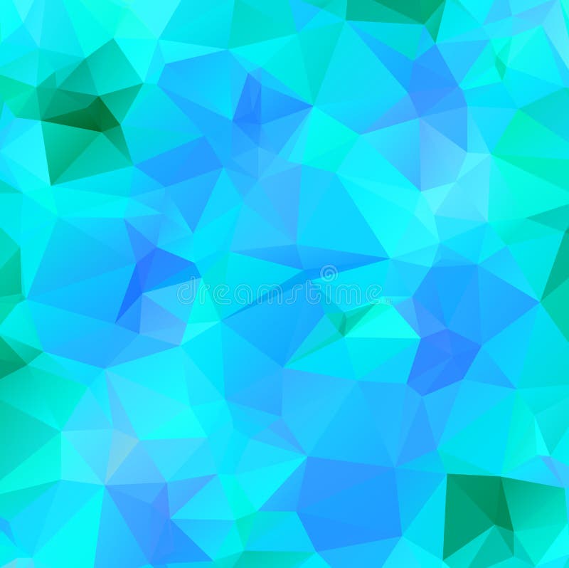Abstract Multicolor Emerald Green Background. Vector Polygonal Design ...