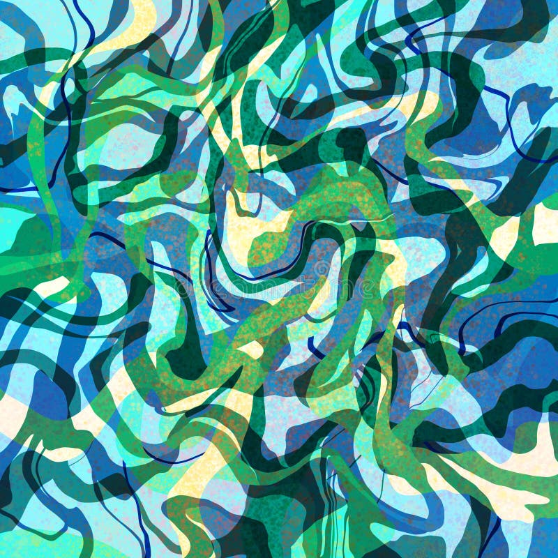 Abstract Multicolor Layered Marble Background Rainbow Swirl Pattern ...