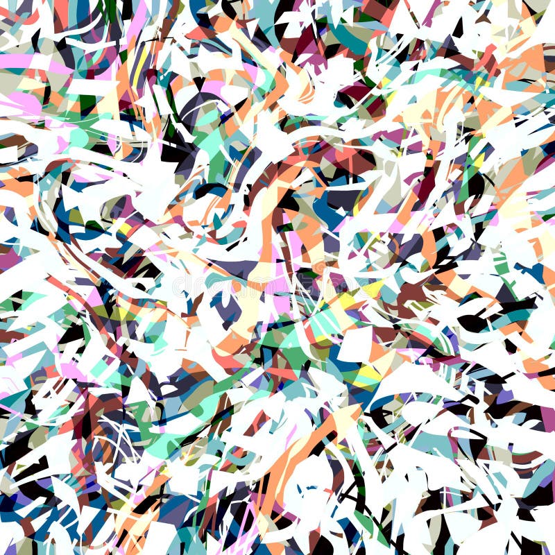 Abstract Multicolor Layered Marbled Strange Intricate Psychedelic ...