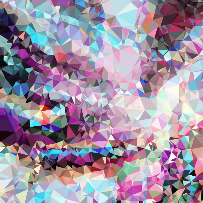 Abstract Multicolor Mosaic Backdrop. Raster Clip Art. Stock ...