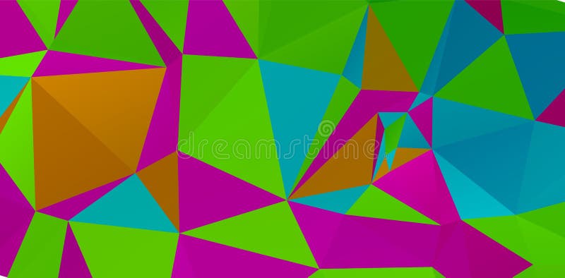 Abstract Multicolor Mosaic Backdrop. Geometric Low Polygonal Background ...