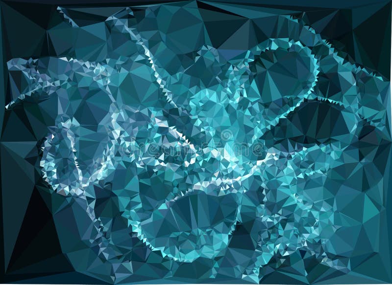 Abstract Multicolor Mosaic Backdrop. Raster Clip Art. Stock ...