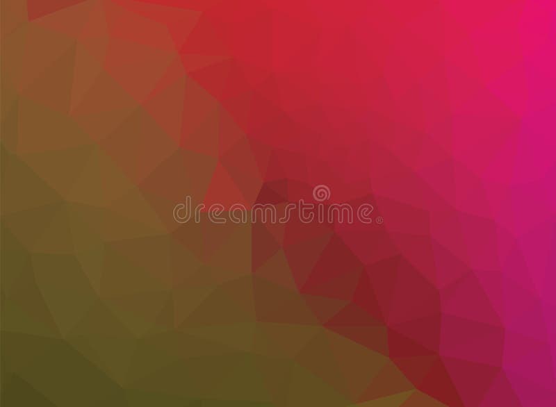 Abstract Multicolor Orange and Red Background. Vector Polygonal Design ...
