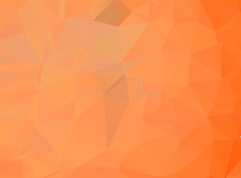 Abstract Multicolor Orange Son Background. Vector Polygonal Design ...