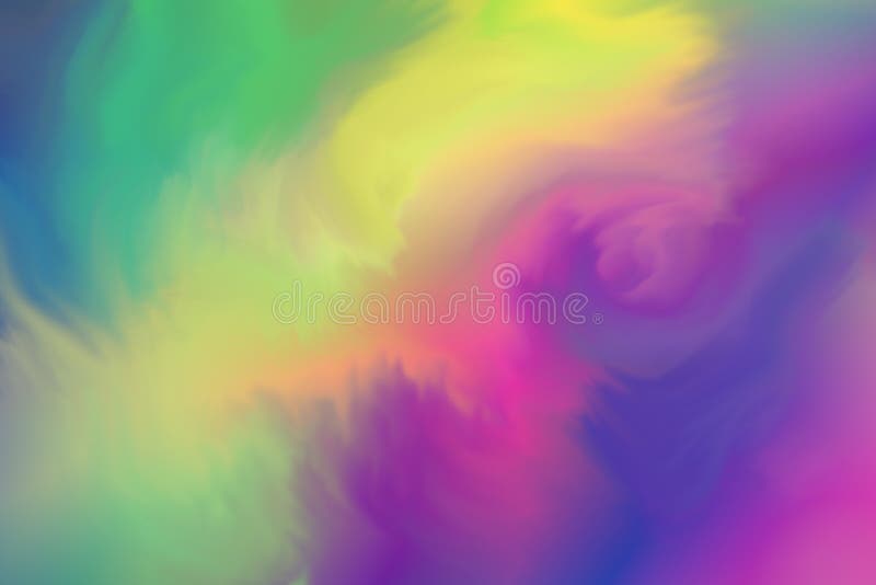 Abstract Multicolor Paint Background Stock Illustration - Illustration ...