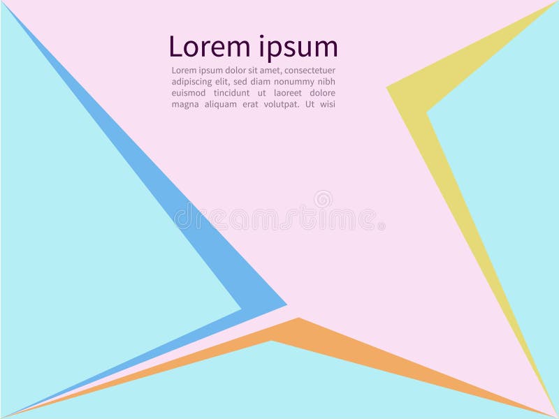 Overlapping Shapes for Background. Stock Vector - Illustration of floor ...