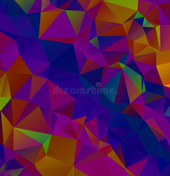 Abstract Multicolor Purple and Blue Background. Vector Polygonal Design ...