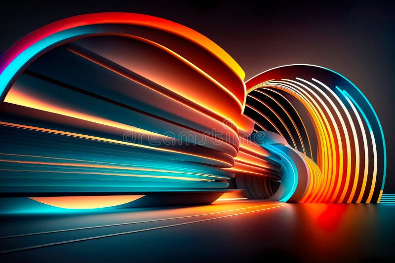 Abstract Multicolor Spectrum Background Technology Background ...