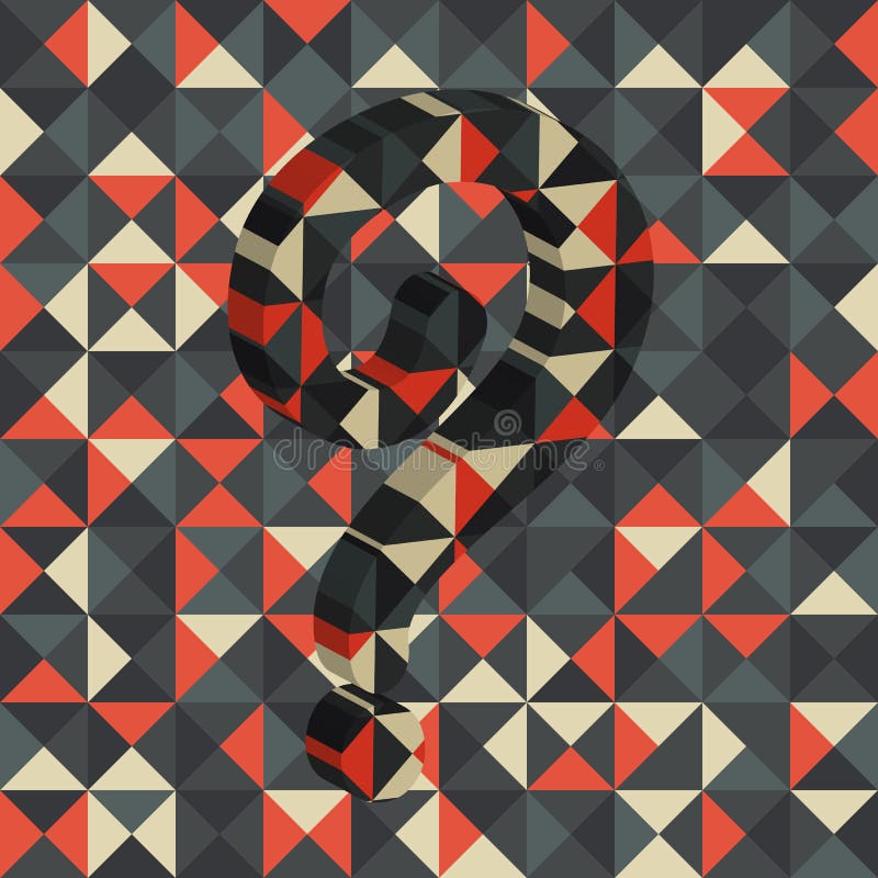 Mosaic Question Mark Stock Illustrations – 642 Mosaic Question Mark ...