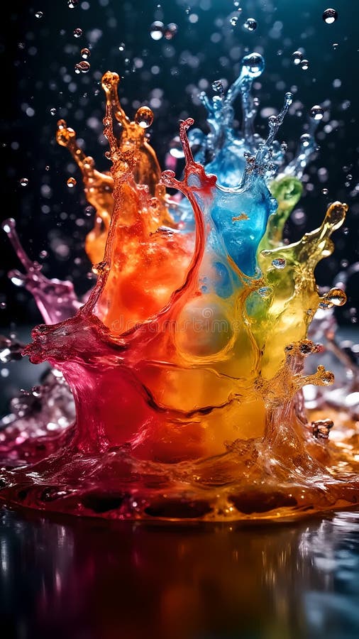 Abstract Multicolor Texture - HD Wallpaper Stock Illustration ...