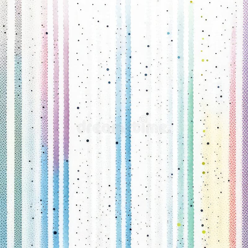 Abstract Multicolored Background with Stripes and Dots. Horizontal ...