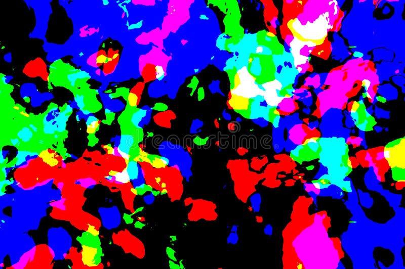 Abstract Multicolored Background, Texture, Contrast Stock Illustration ...