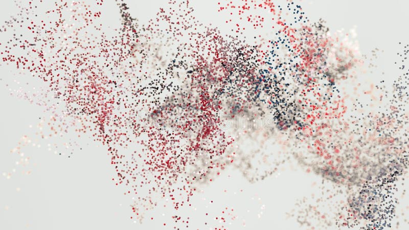 Abstract Multicolored Background with Thousands of Tiny Particles Stock ...