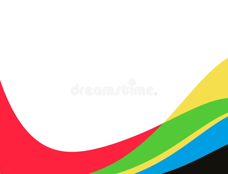 Abstract Multicolored Background Vector Graphics For Design Waves