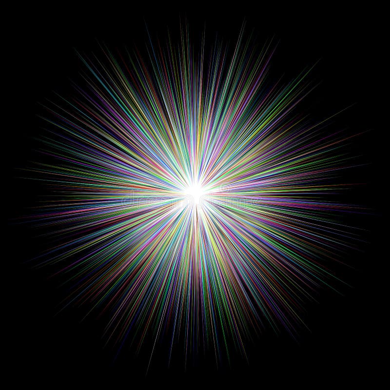 Abstract Multicolored Blast Design Background Stock Vector ...