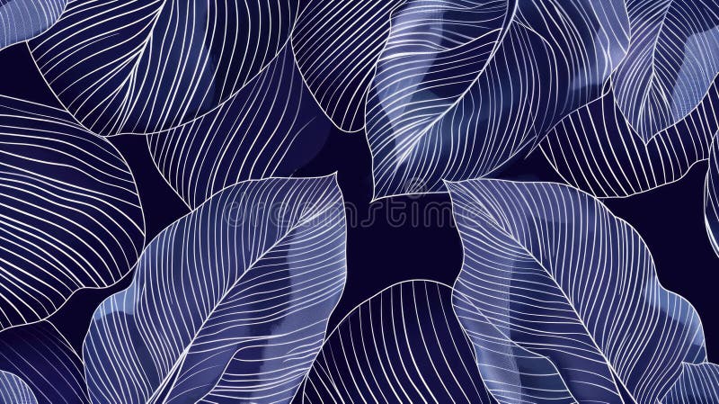 Abstract Multicolored Leaf Vein Pattern on Dark Background Stock ...