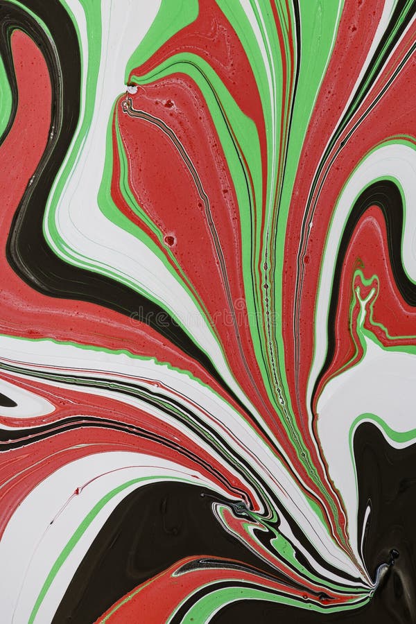 Abstract Multicolored Liquid Solution Surface Stock Photo - Image of ...