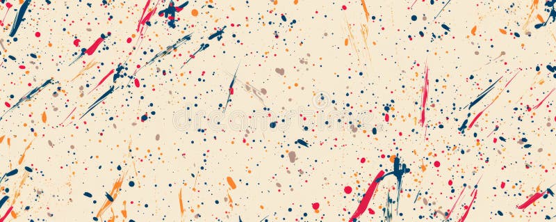 Abstract Multicolored Paint Splatter on Beige Background Stock Photo ...