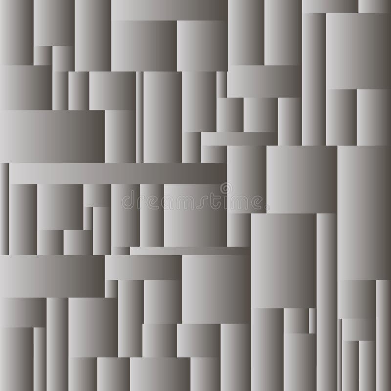 Abstract Multicolored Pattern Consisting of Many Squares Stock ...