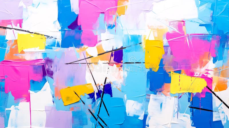 Abstract Multicolored Watercolor Painting, Made with Generative AI ...