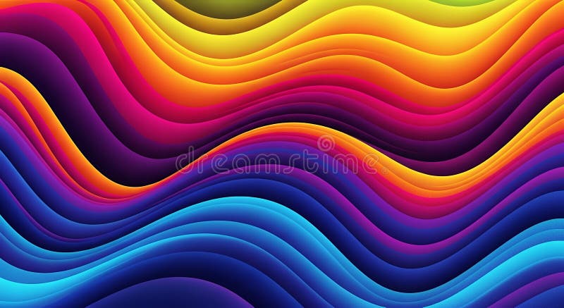 Abstract Multicolored Wave Background Stock Illustrations – 58,824 ...