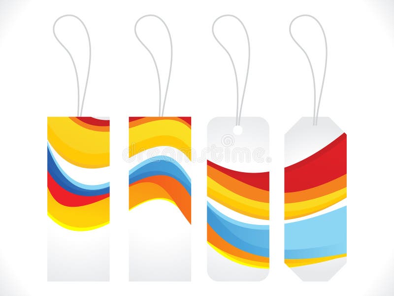 Abstract Multiple Colorful Sale Tag Stock Vector - Illustration of sign ...