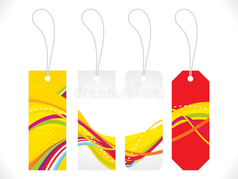 Abstract Multiple Colorful Sale Tag Stock Vector - Illustration of gift ...