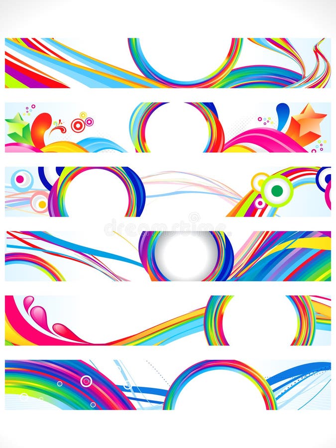 Colorful banners. stock vector. Illustration of colorful - 22151200