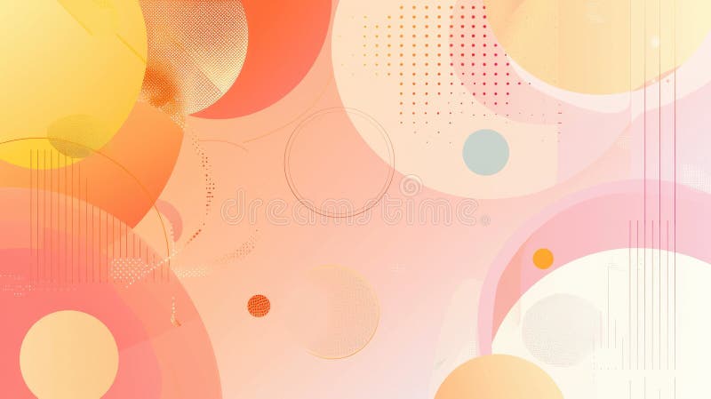 The Abstract Multiple Pastel Colour Circle with the Colourful ...