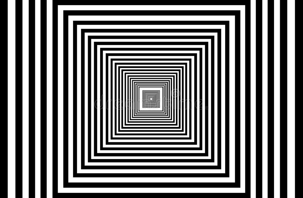 Abstract Multiple Squares are Nested Stock Illustration - Illustration ...