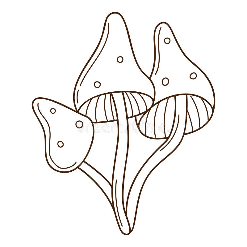 Toadstool Outline Stock Illustrations – 1,345 Toadstool Outline Stock ...