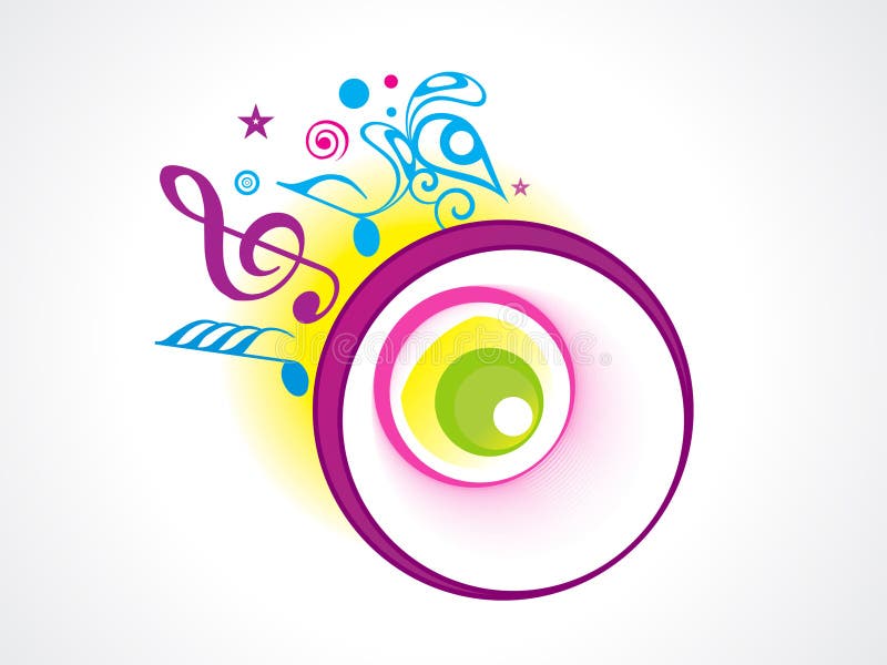 Abstract music background stock vector. Illustration of color - 51508315