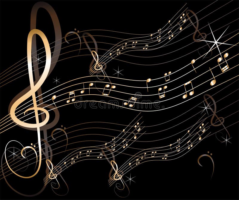 Music wallpaper stock vector. Illustration of music, concert - 15139697
