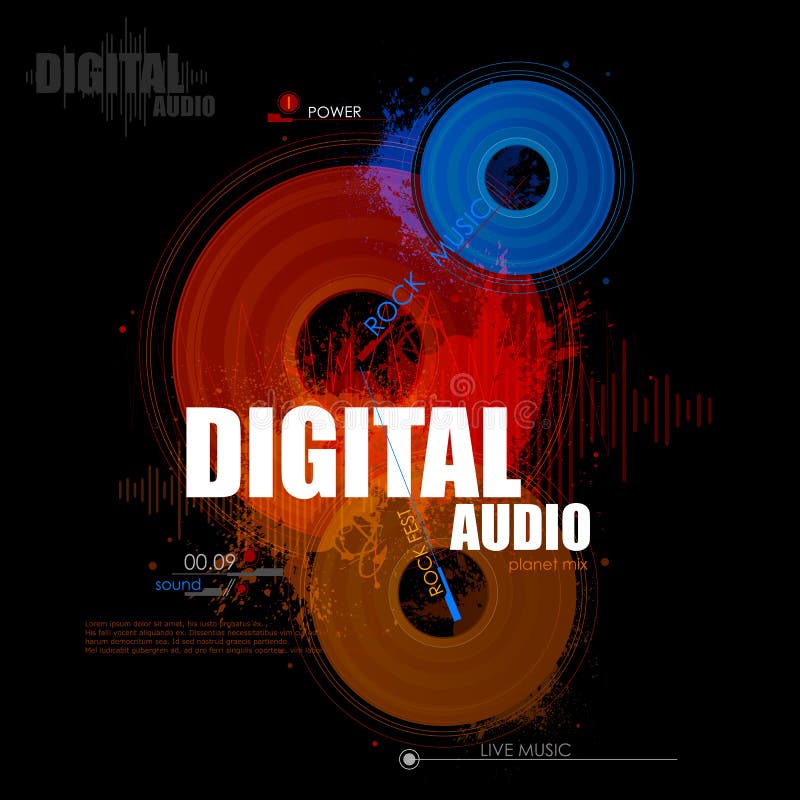 Abstract Music Background stock vector. Illustration of abstract - 71311749