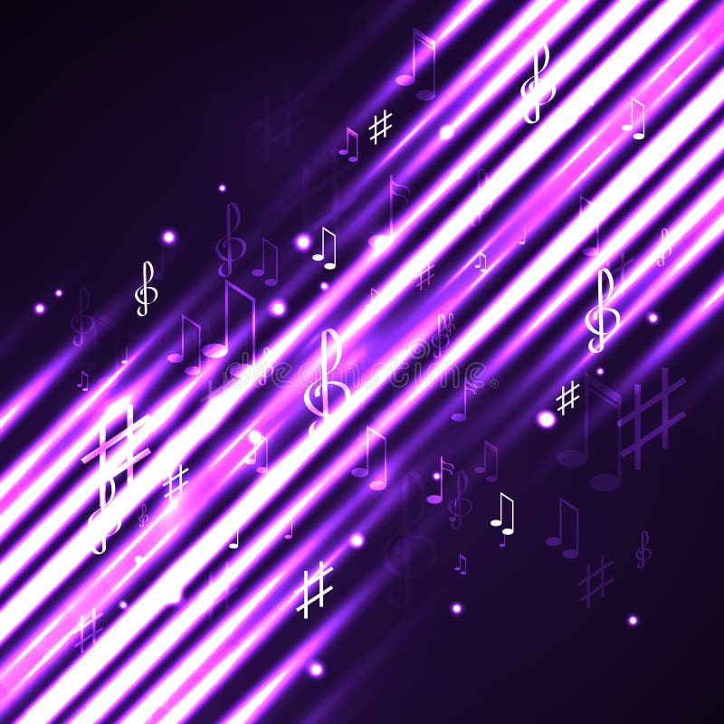 Abstract music background stock illustration. Illustration of classic ...