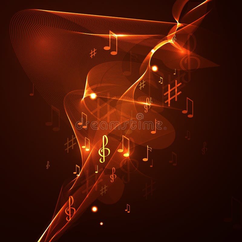Abstract music background stock illustration. Illustration of abstract ...
