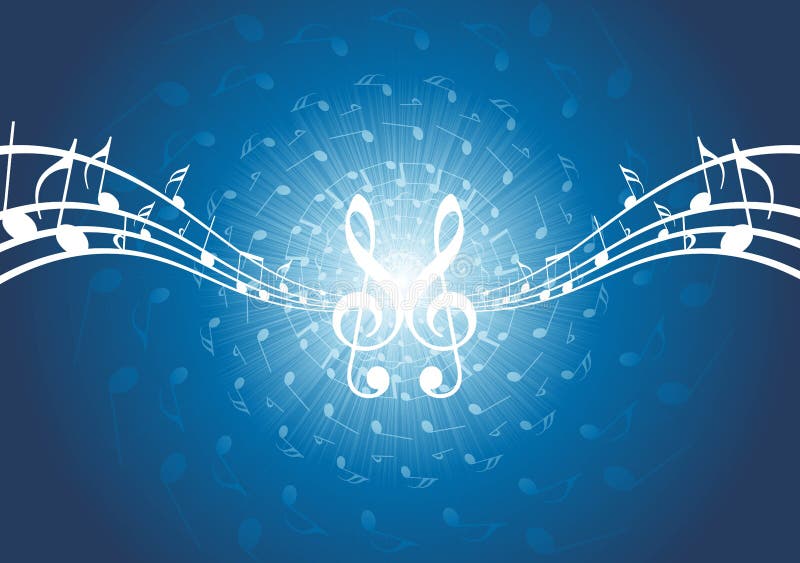 Abstract Music Background - Musical Notes Stock Vector - Illustration ...