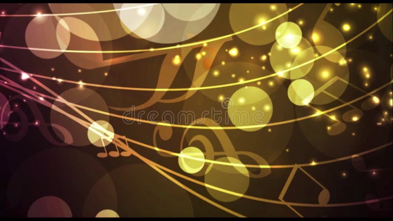 Abstract Music Background with Notes Stock Video - Video of decoration ...
