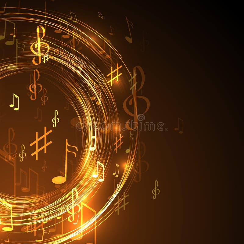 Abstract music background stock illustration. Illustration of ...