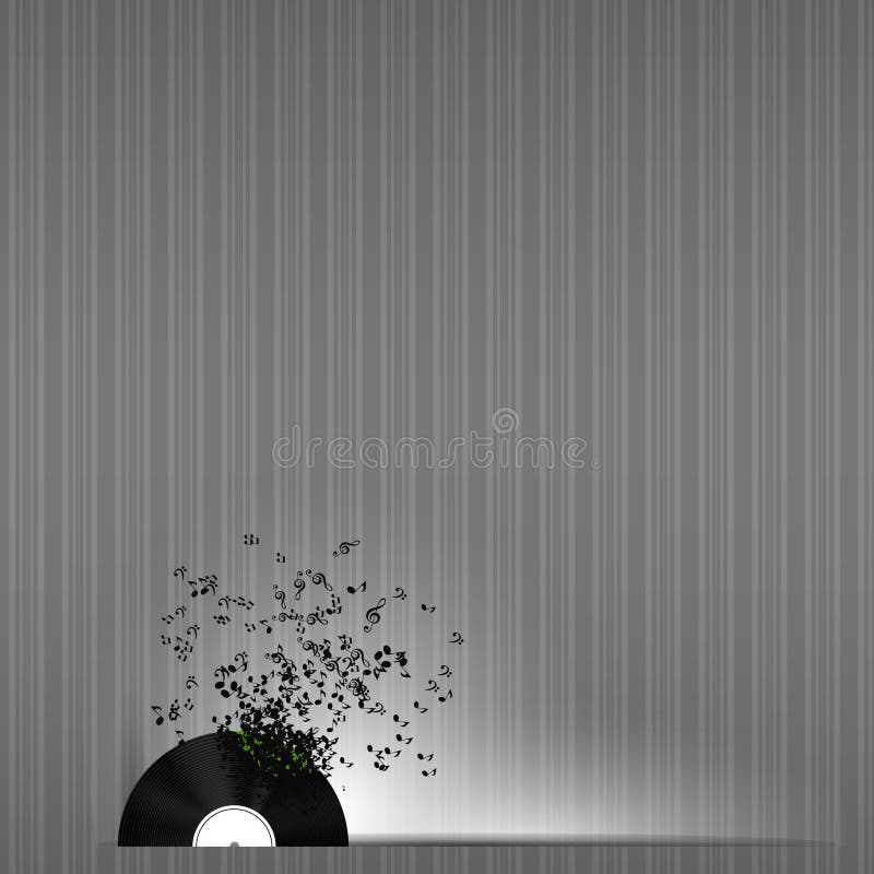 Abstract Music Background Vector Illustration for Stock Vector ...