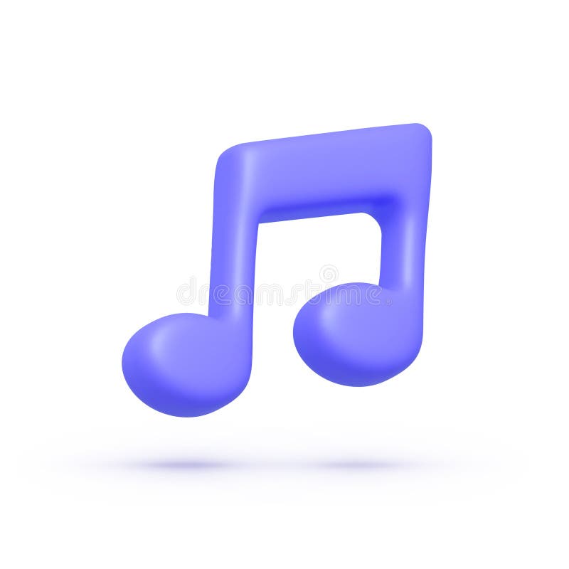 Abstract Music 3d for Decoration Design. Music Note Stock Vector ...